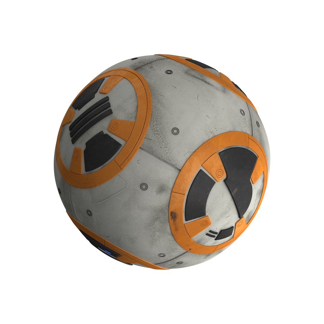 3d Model Bb-8 Enhance Realism