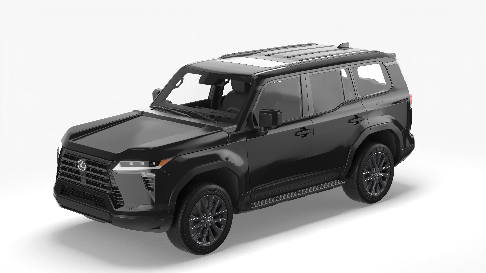 3D Lexus GX 550 SUV Caviar Black Rigged - TurboSquid 2327141