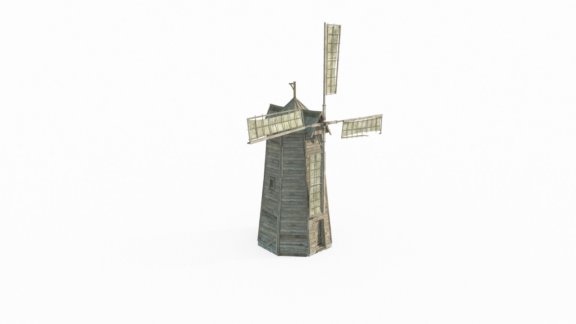 3D Ancient Loading Windmill Mill Model - TurboSquid 2190519