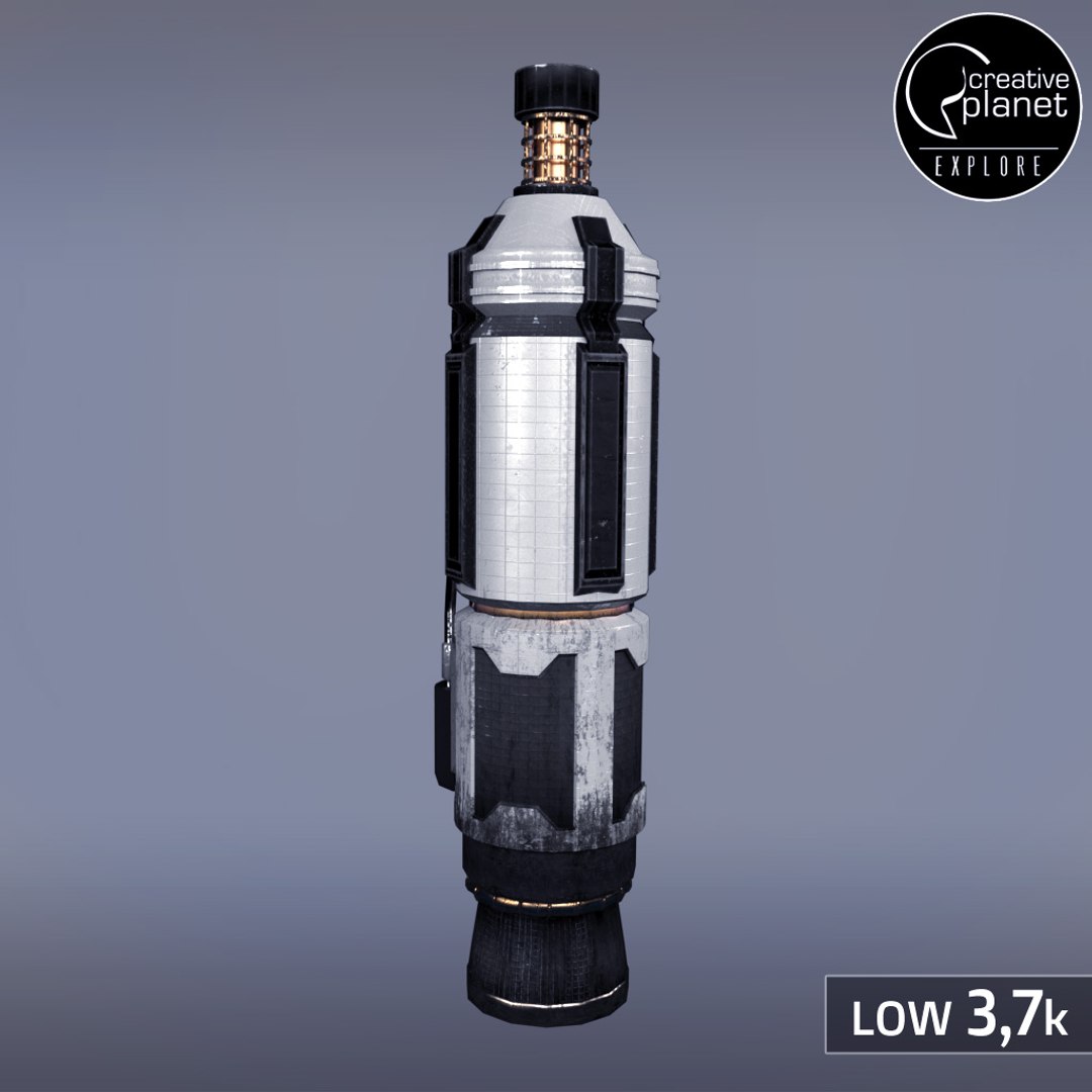 Rocket Space Engine 3D Model - TurboSquid 1278558