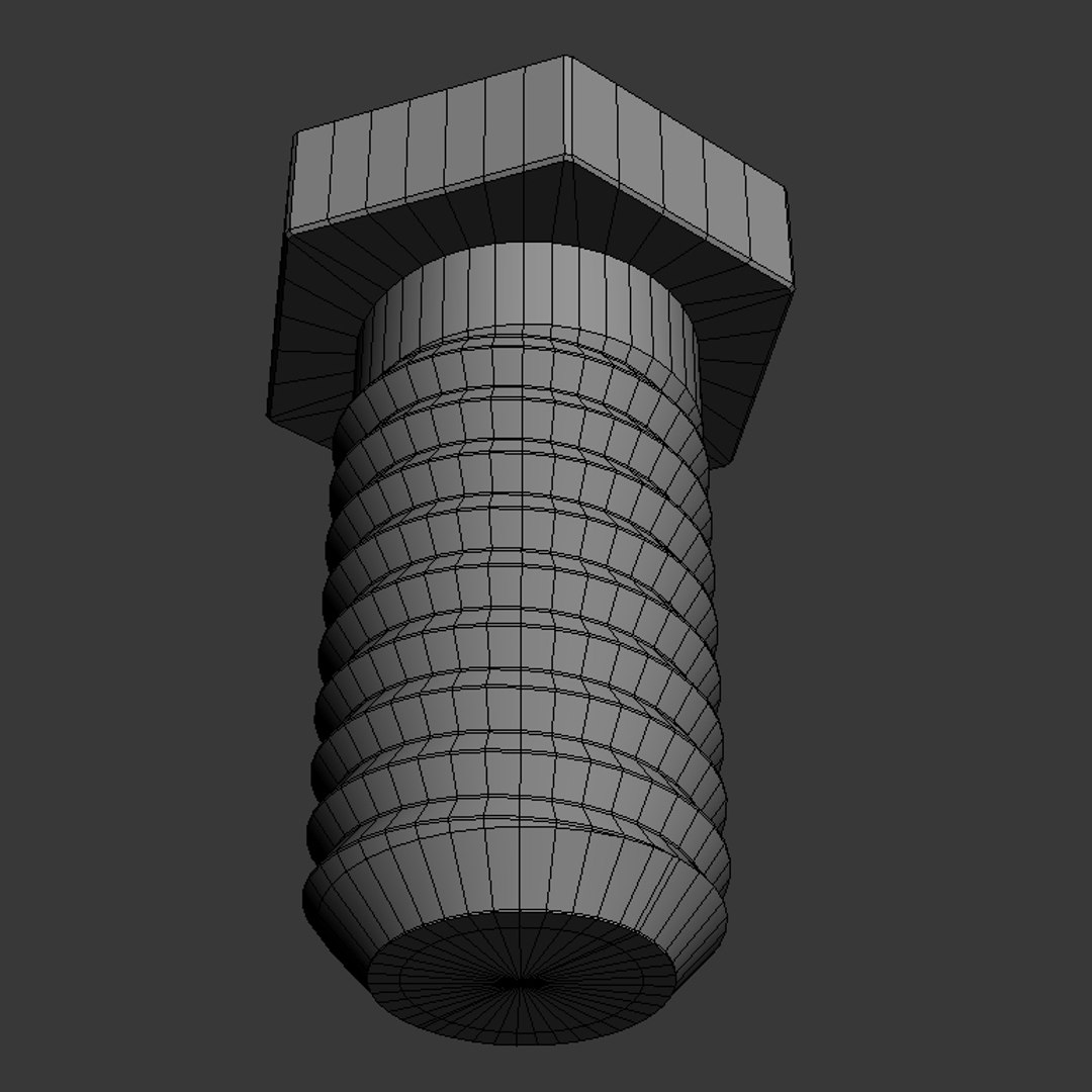 Free Screw 3d Model