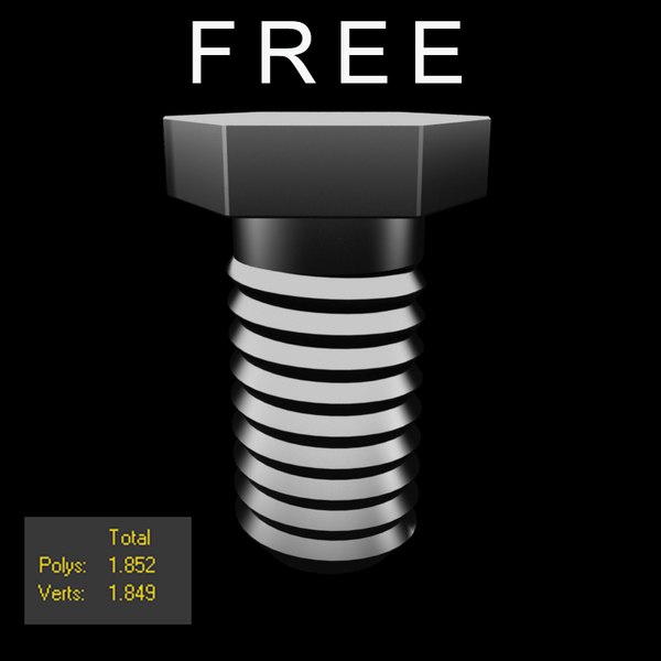 Free 3D Screw Models | TurboSquid