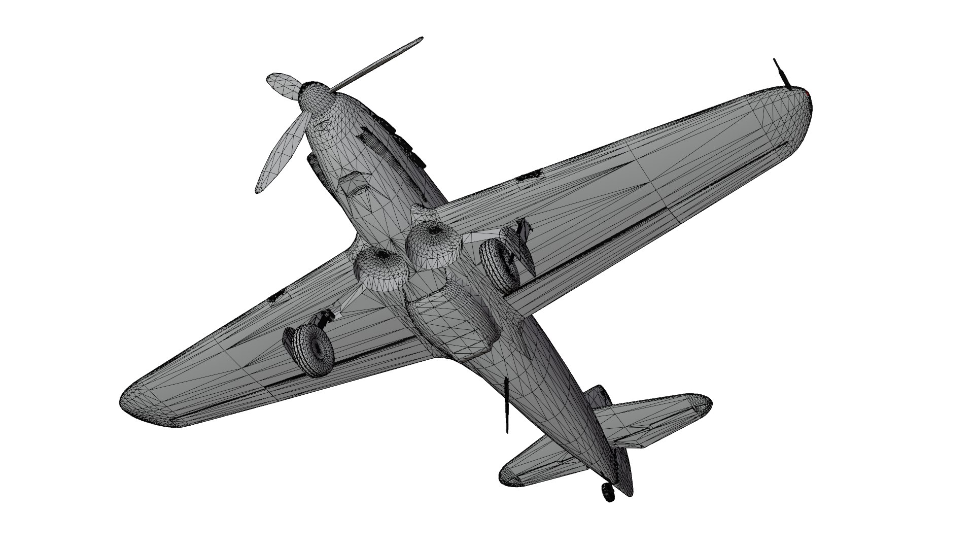 Dewoitine D-520 3D Model - TurboSquid 2316083