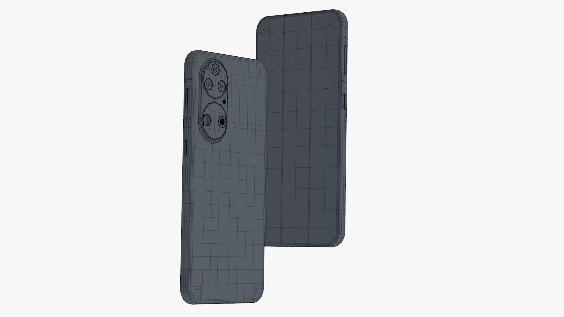 3D Model Huawei P50 Golden Black - TurboSquid 1769992