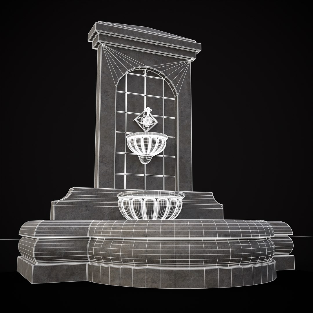 Four Fountains 3D Model - TurboSquid 2064644