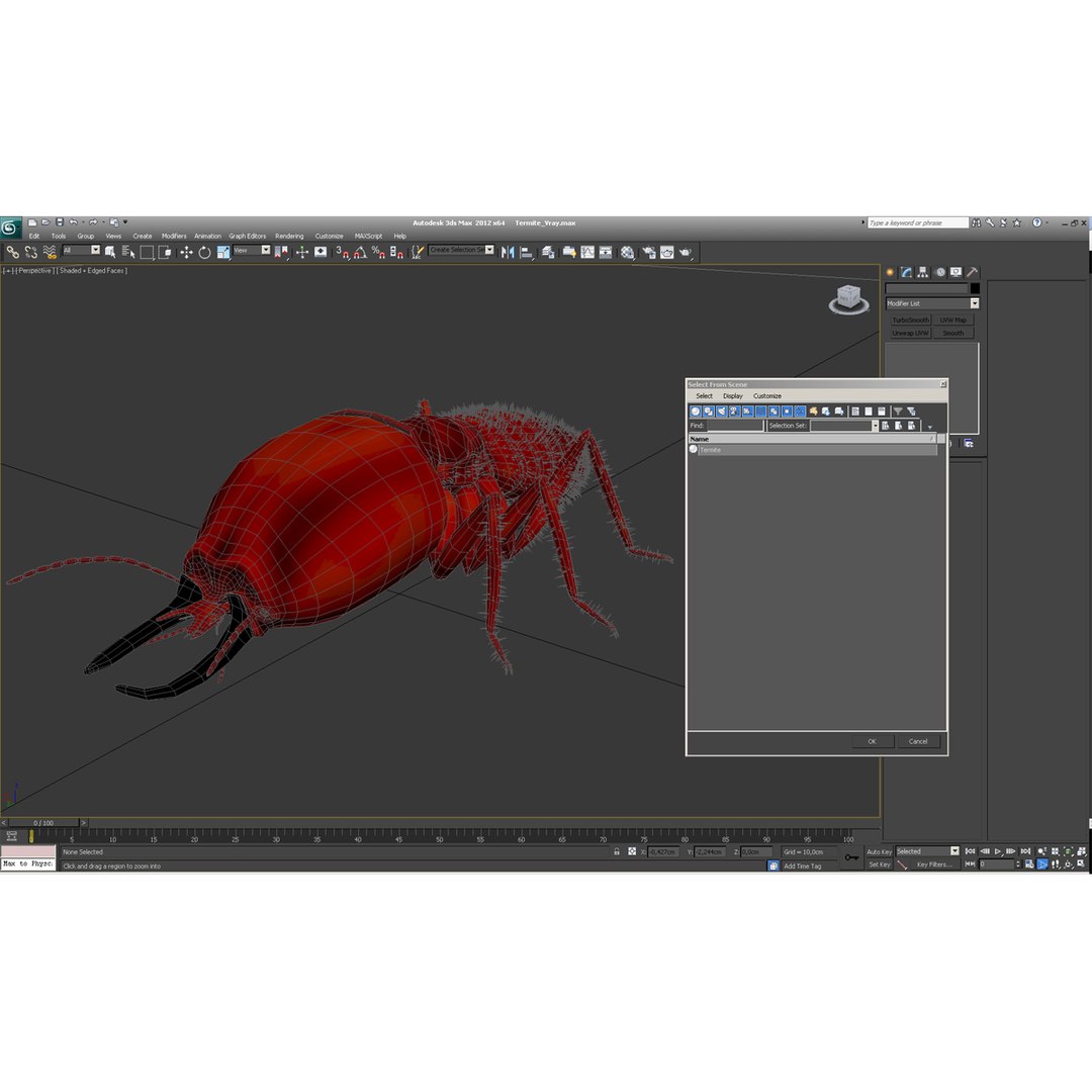 3d model of termite insect