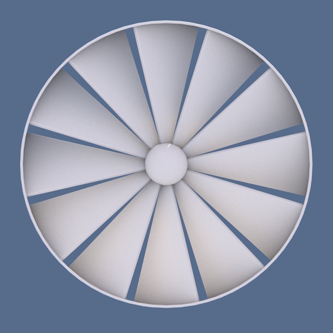 Swirl Diffuser 3d Model