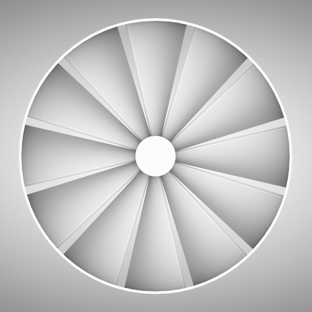 Swirl Diffuser 3d Model