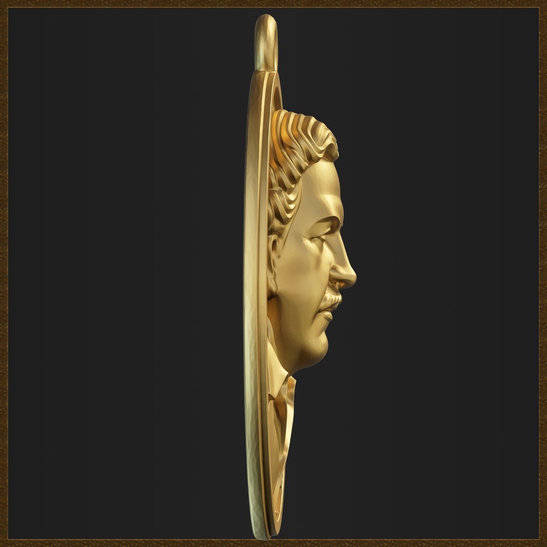 3D El Patron Bust Jewelry - TurboSquid 2429556