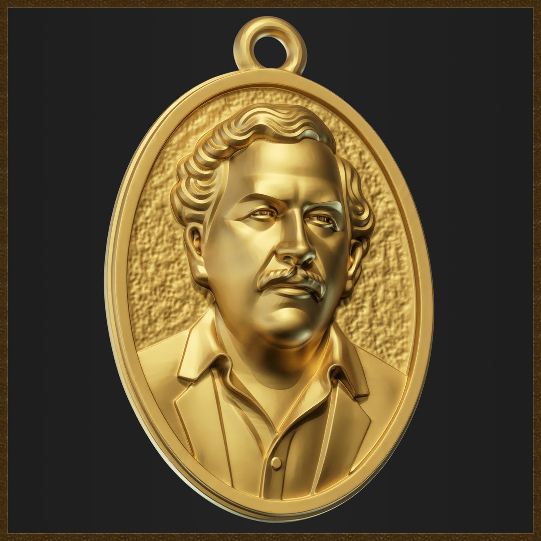 3D El Patron Bust Jewelry - TurboSquid 2429556