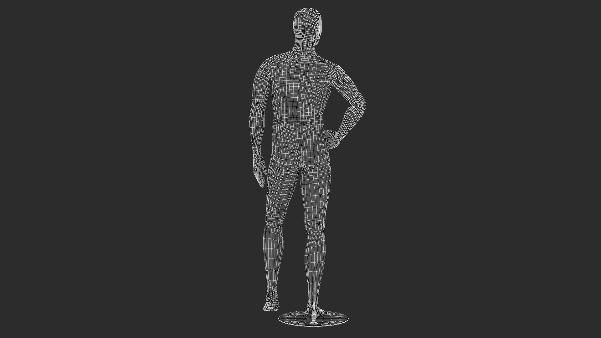 3D Model Male Mannequin Pose 04 - TurboSquid 2376179