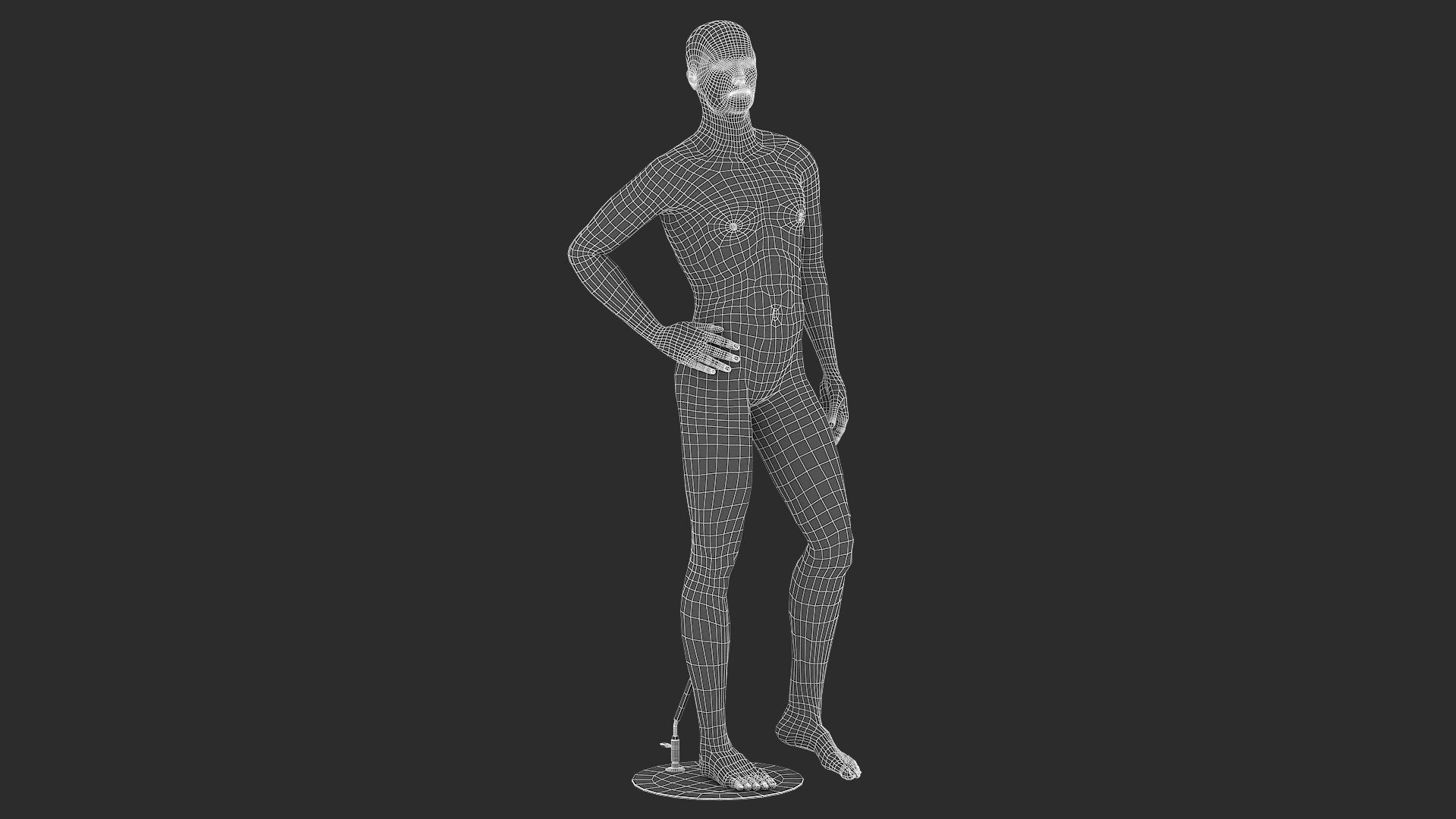 3D Model Male Mannequin Pose 04 - TurboSquid 2376179