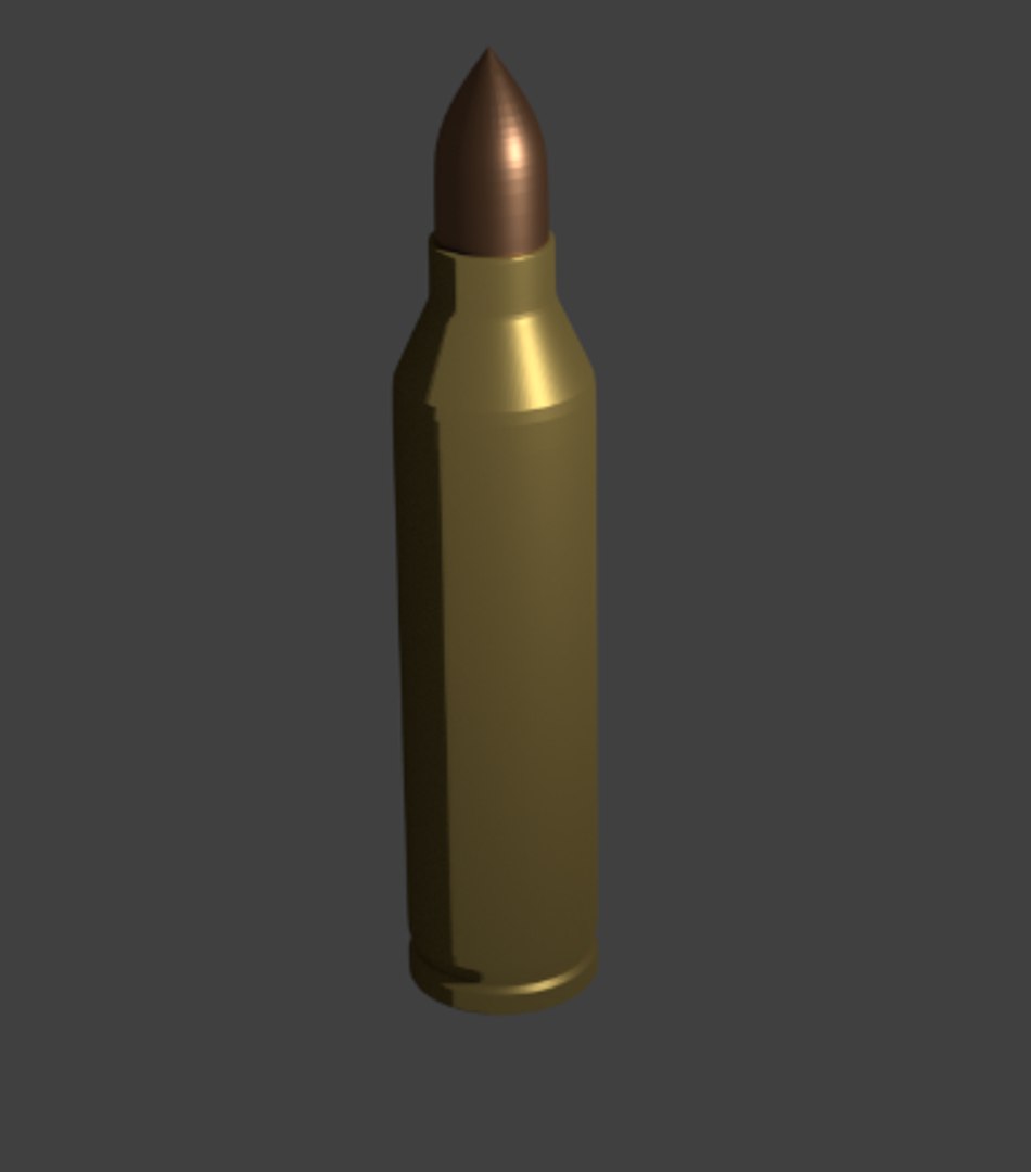 3D 5 56mm Bullet - TurboSquid 1396788