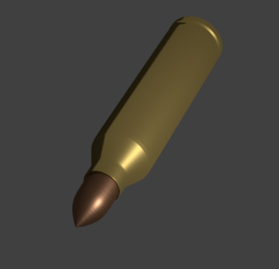 3D 5 56mm Bullet - TurboSquid 1396788