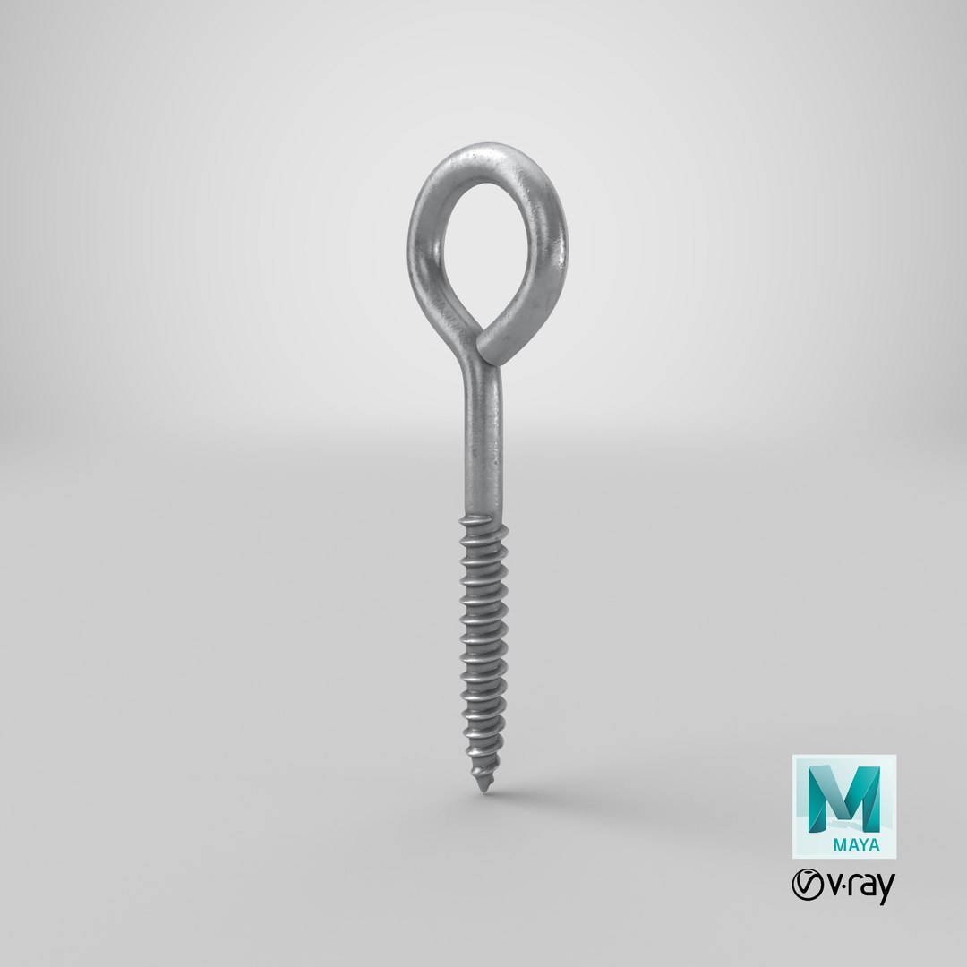 3D Screw Eyes 03 - TurboSquid 1619305