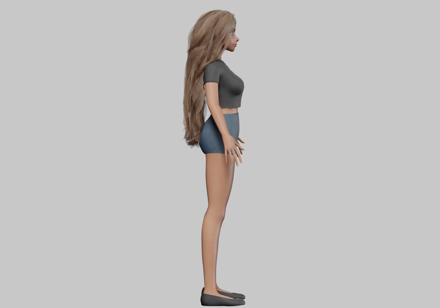 Pretty Standard Woman V32413 3D - TurboSquid 2268875