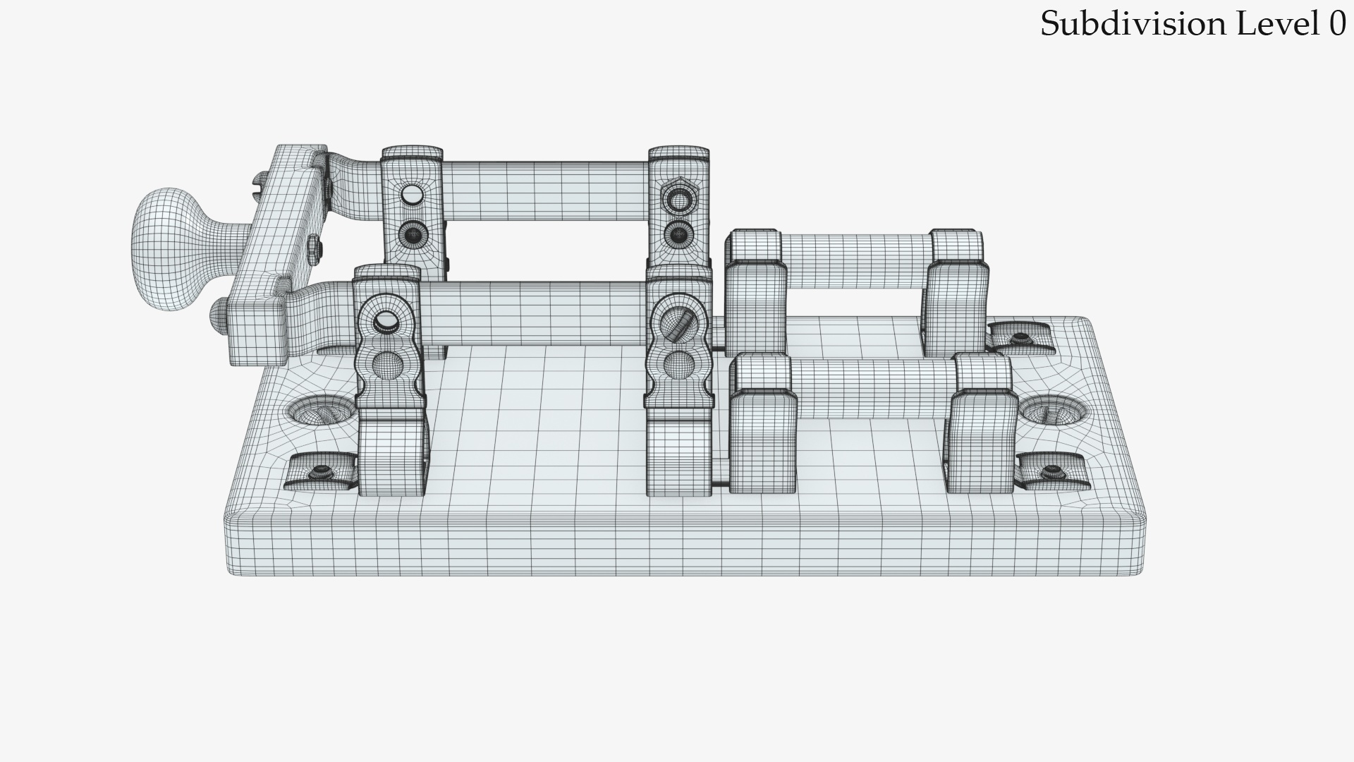 Vintage Industrial Circuit Breaker 3D Model - TurboSquid 2079039