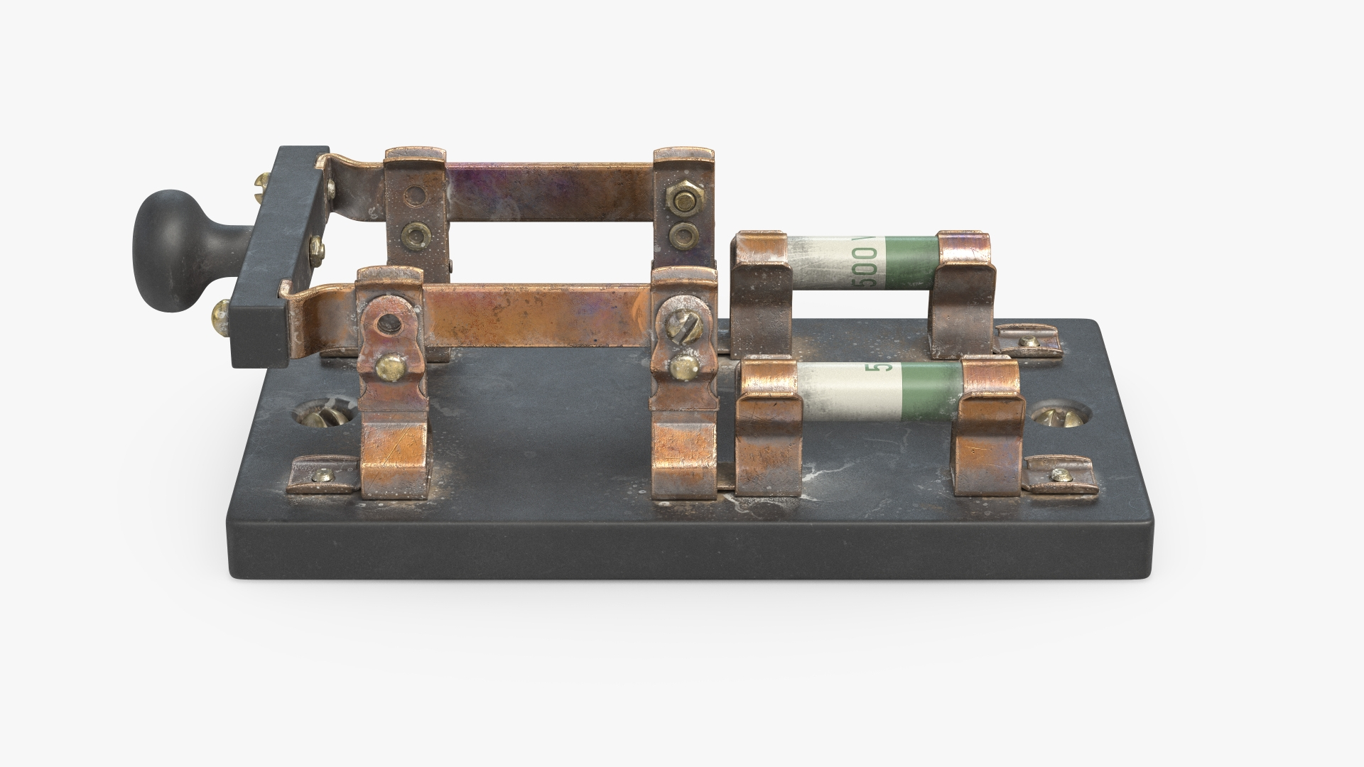 Vintage Industrial Circuit Breaker 3D Model - TurboSquid 2079039