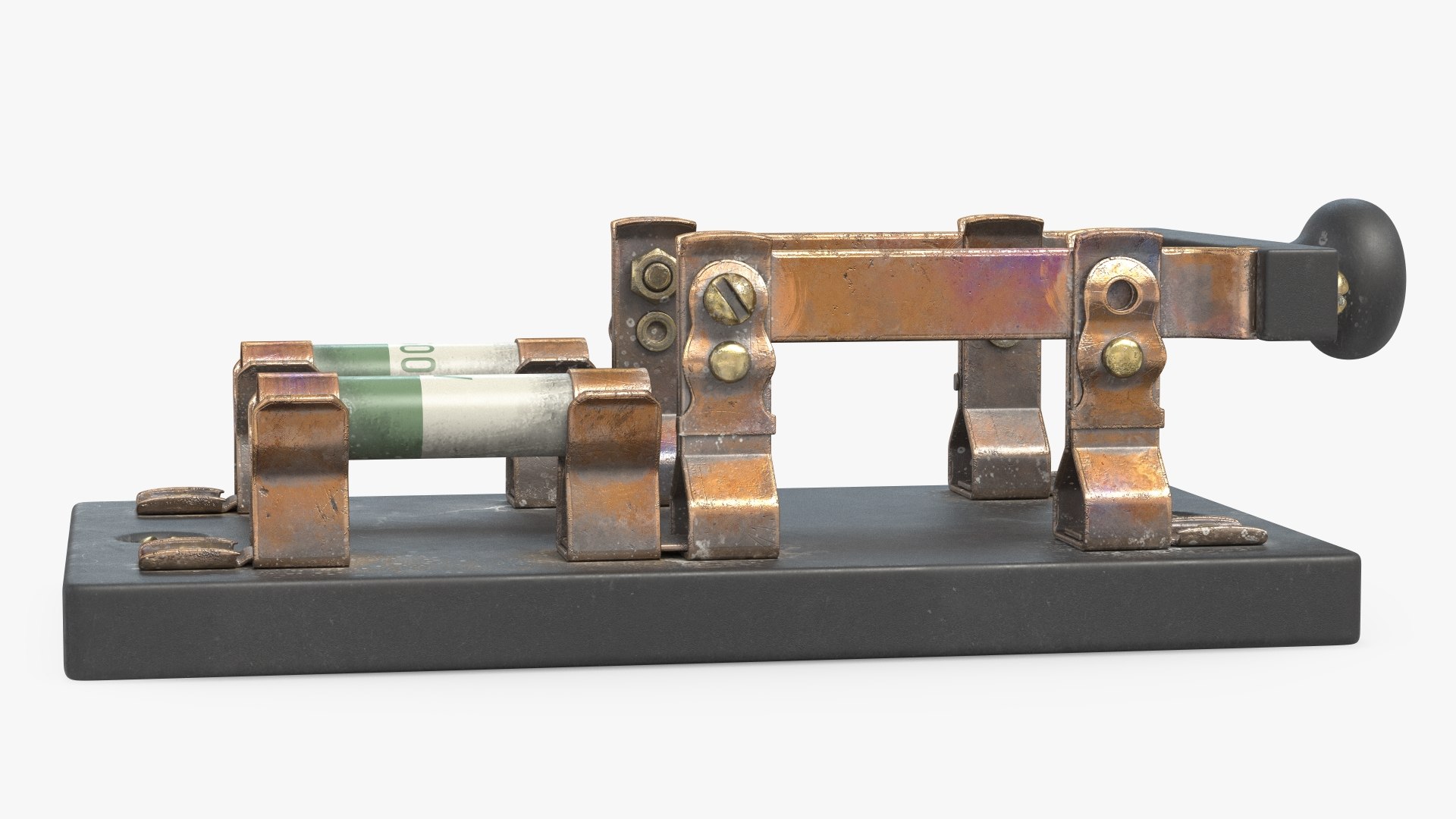 Vintage Industrial Circuit Breaker 3D Model - TurboSquid 2079039