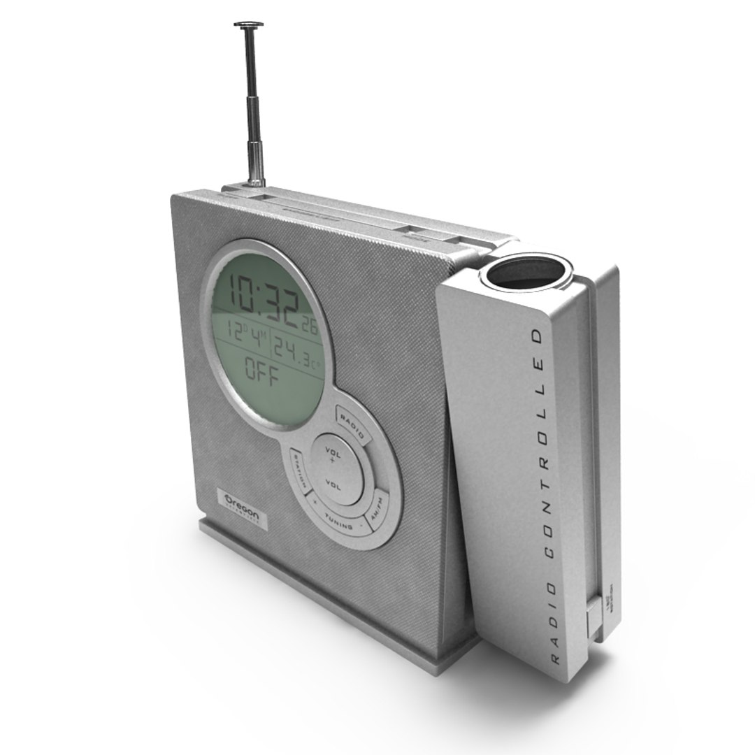 radio alarm clock - 3d model