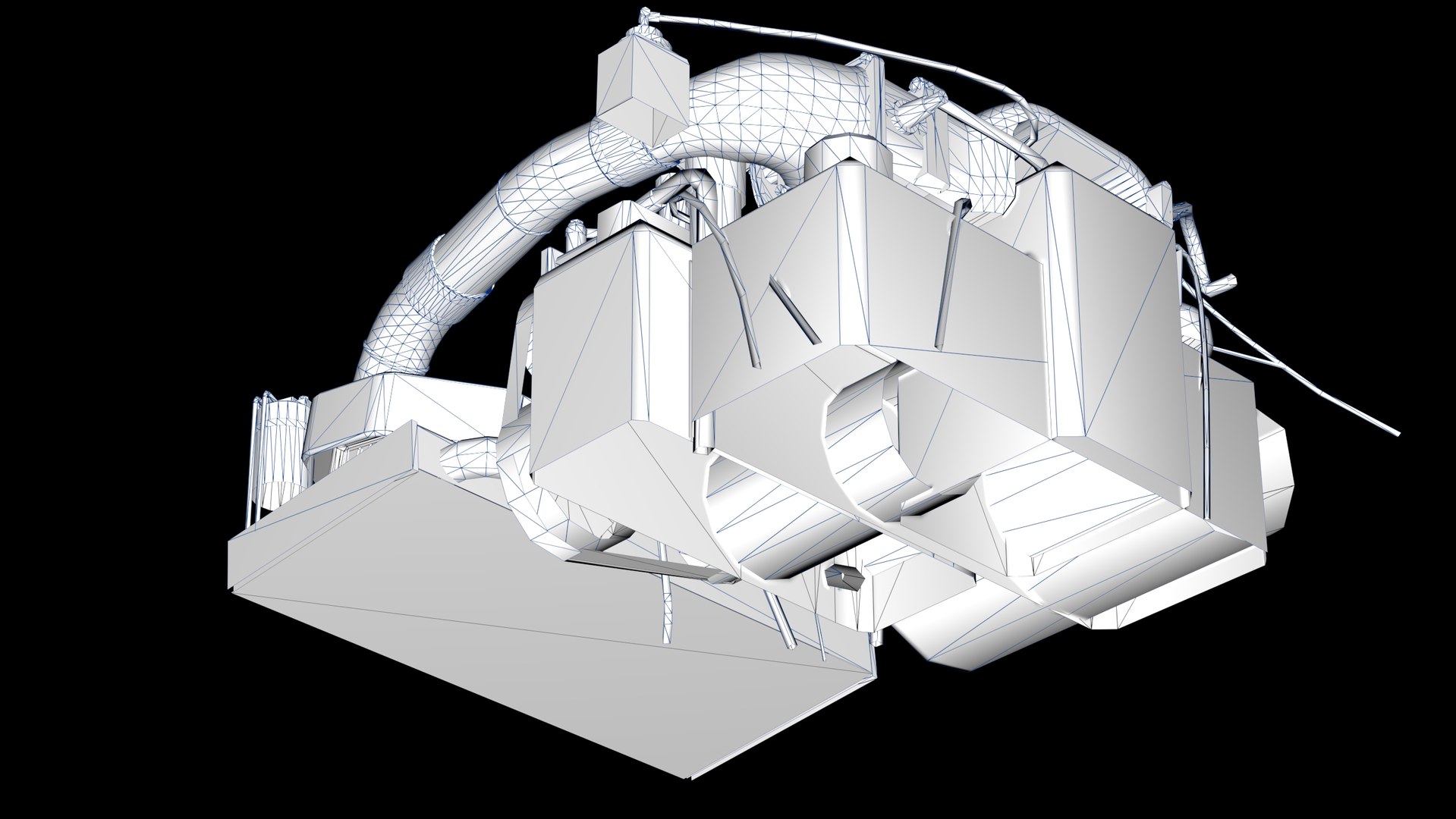 Mazda 13B Turbo Rotary Low Poly Engine 3D Model - TurboSquid 2307171