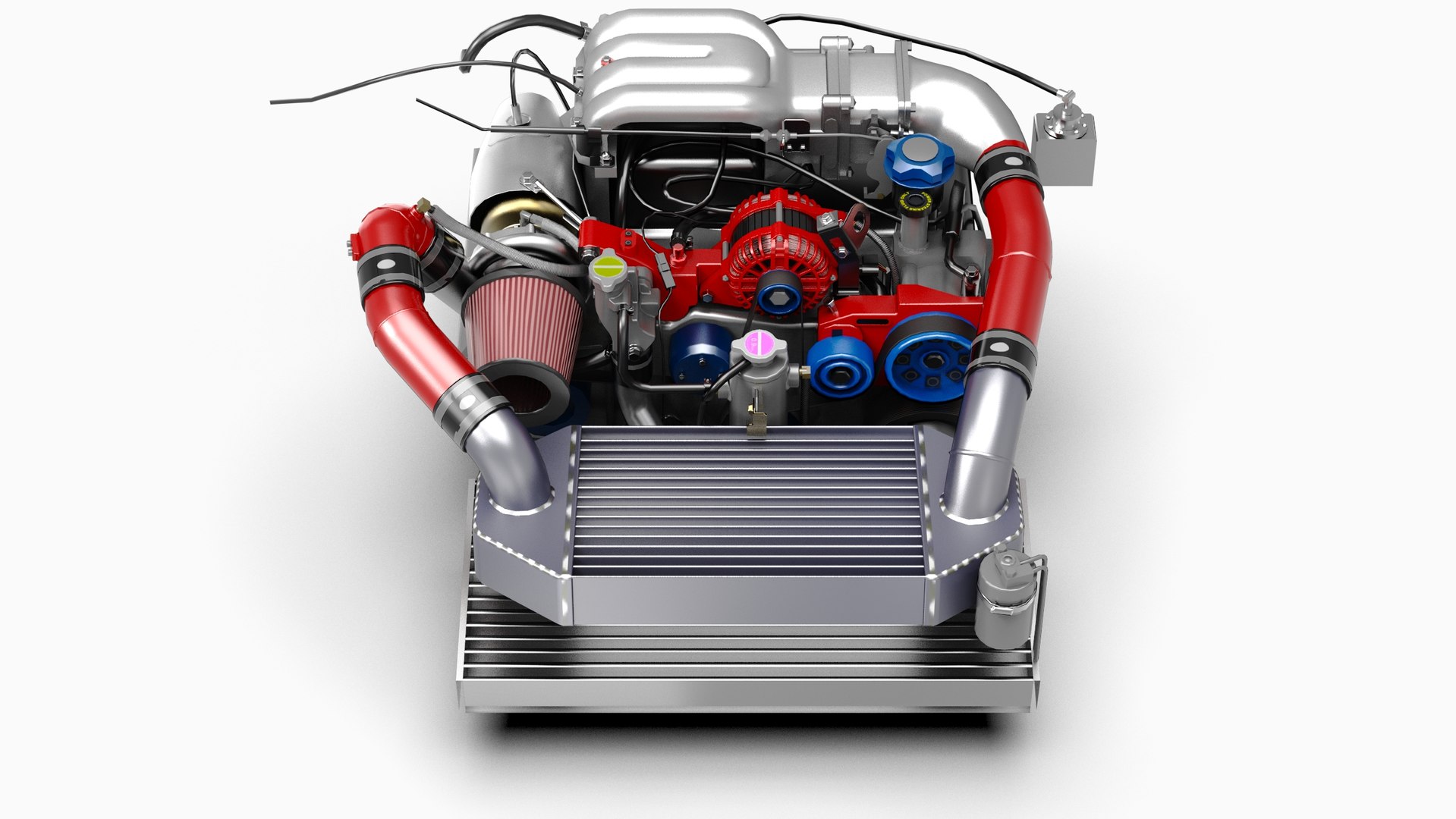 Mazda 13B Turbo Rotary Low Poly Engine 3D Model - TurboSquid 2307171