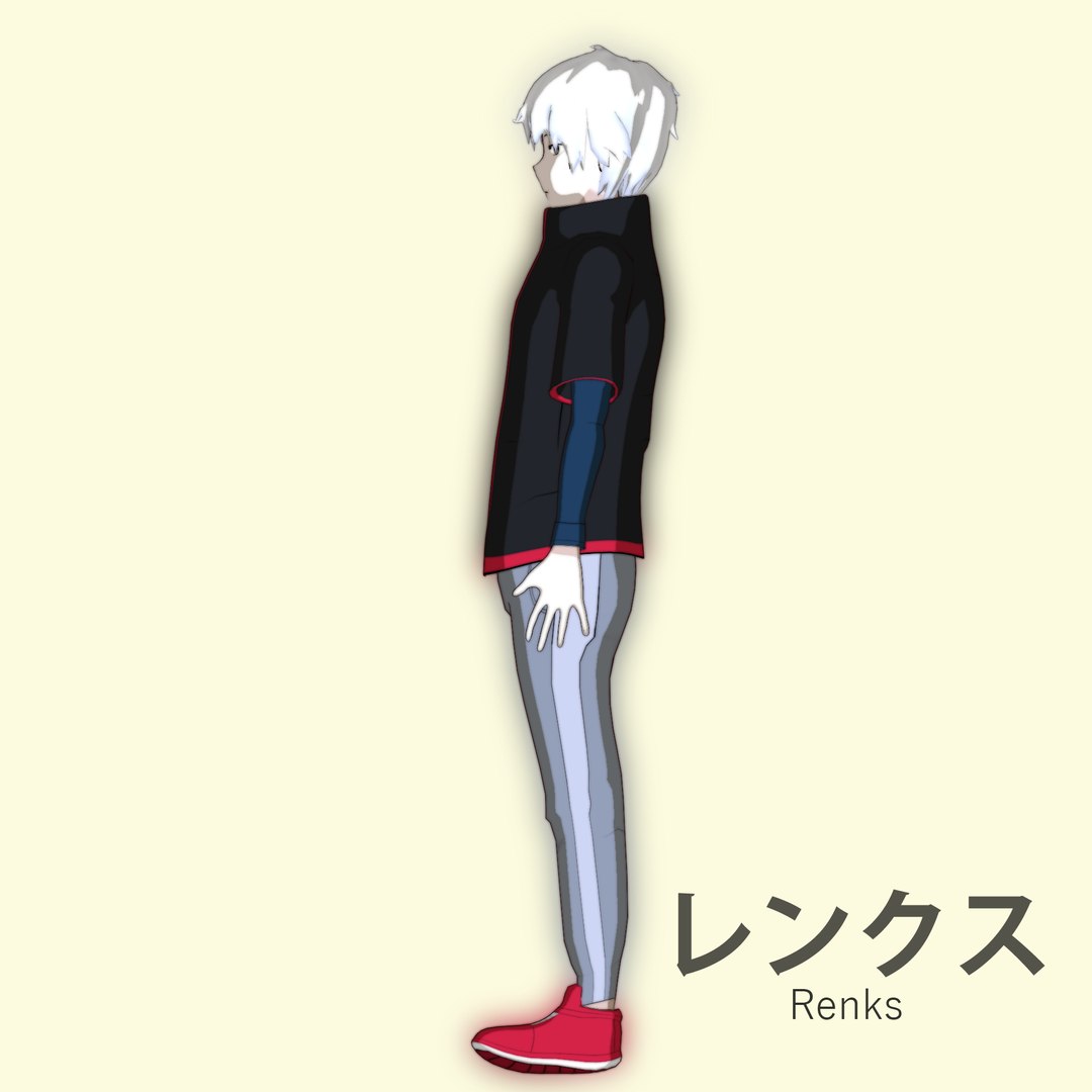 Rigged Anime Character Ghoul Model - TurboSquid 1489535