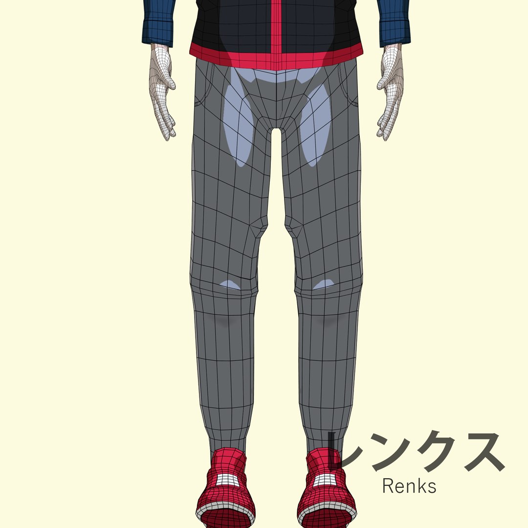 Rigged Anime Character Ghoul Model - TurboSquid 1489535