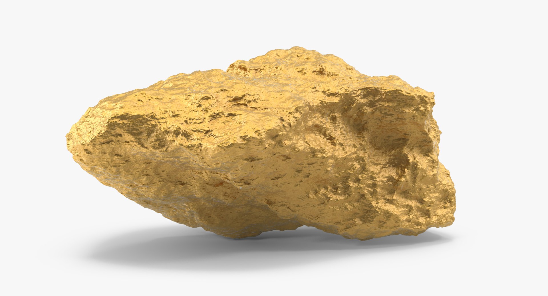 3d gold nuggets