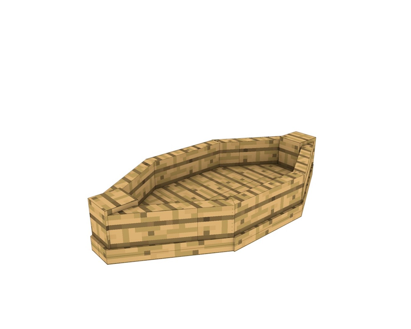3d Model Boat Minecraft