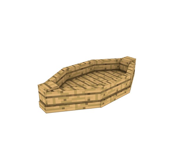 3d model boat minecraft