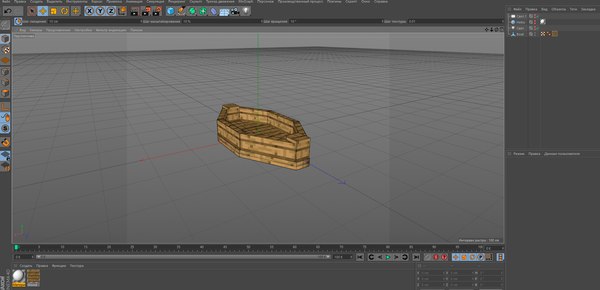 modelo 3d Modelo de barco minecraft - TurboSquid 1078284