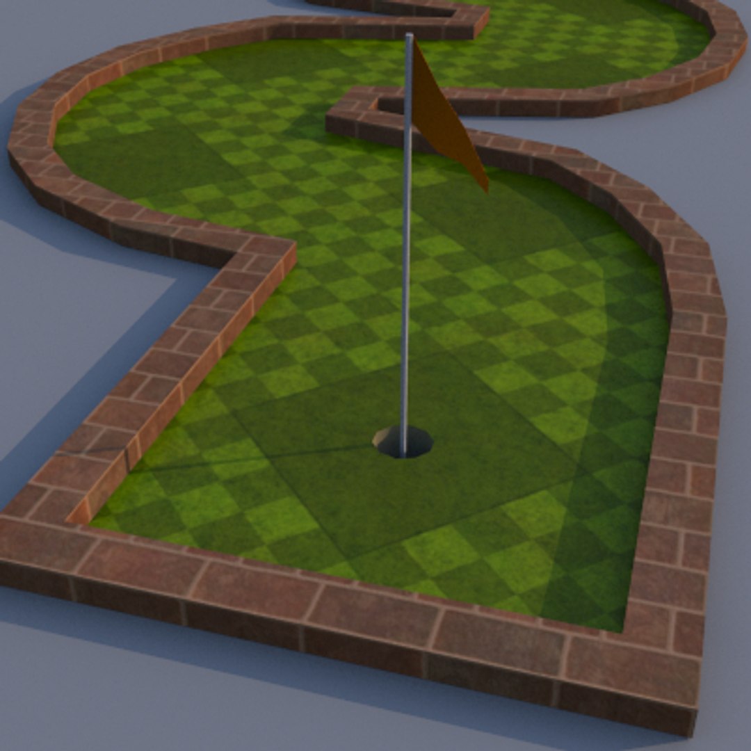 Mini Golf Hole 3d Model