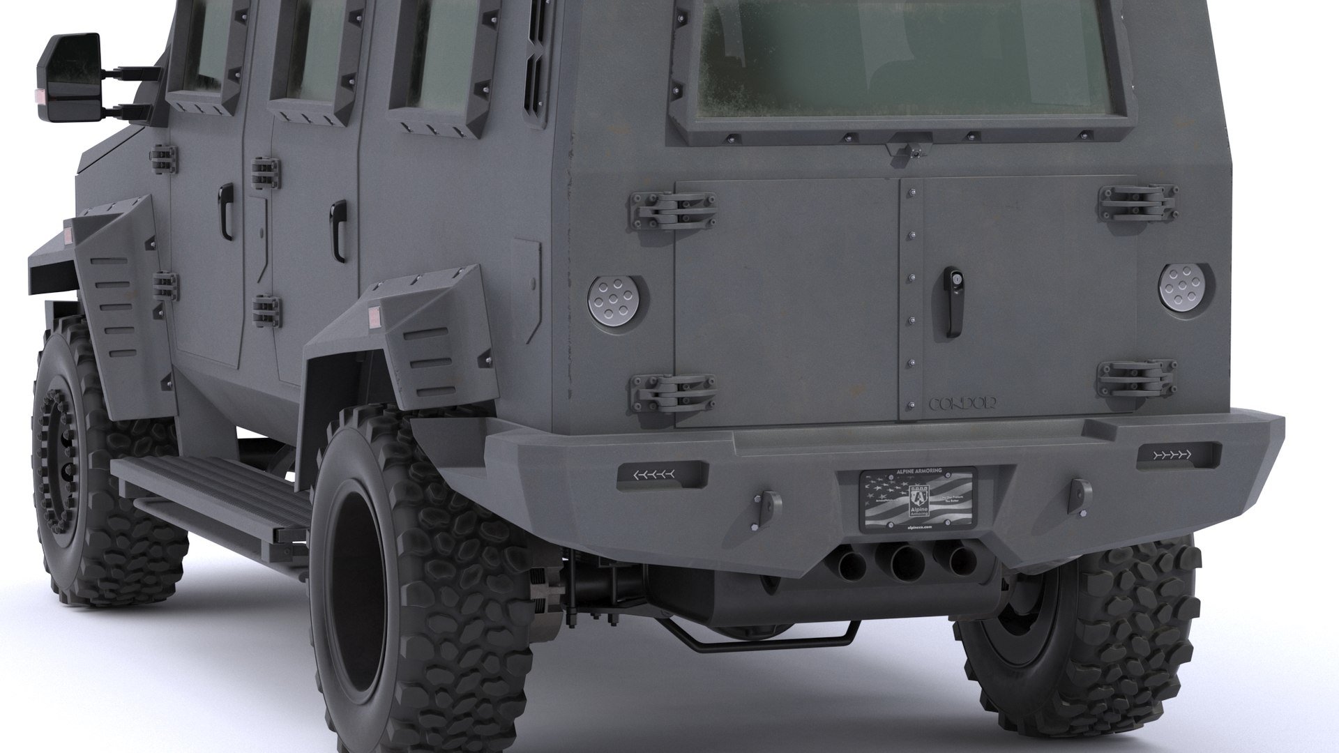 Alpine Condor Armored Luxury Tactical SUV 3D Model - TurboSquid 2417870