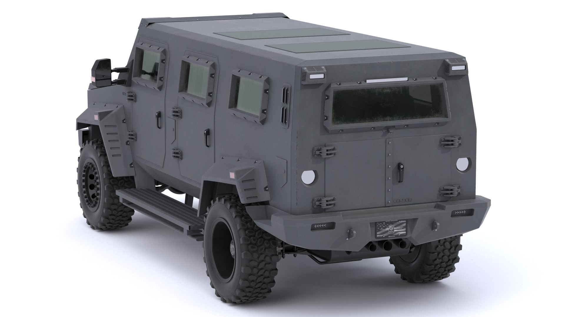 Alpine Condor Armored Luxury Tactical SUV 3D Model - TurboSquid 2417870