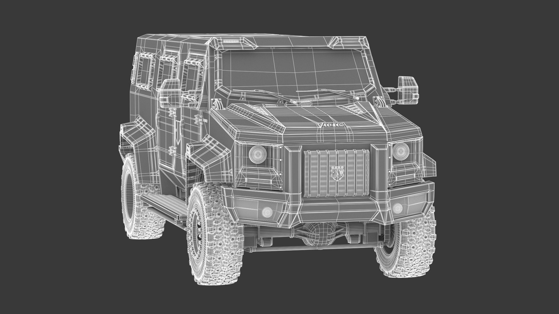 Alpine Condor Armored Luxury Tactical SUV 3D Model - TurboSquid 2417870