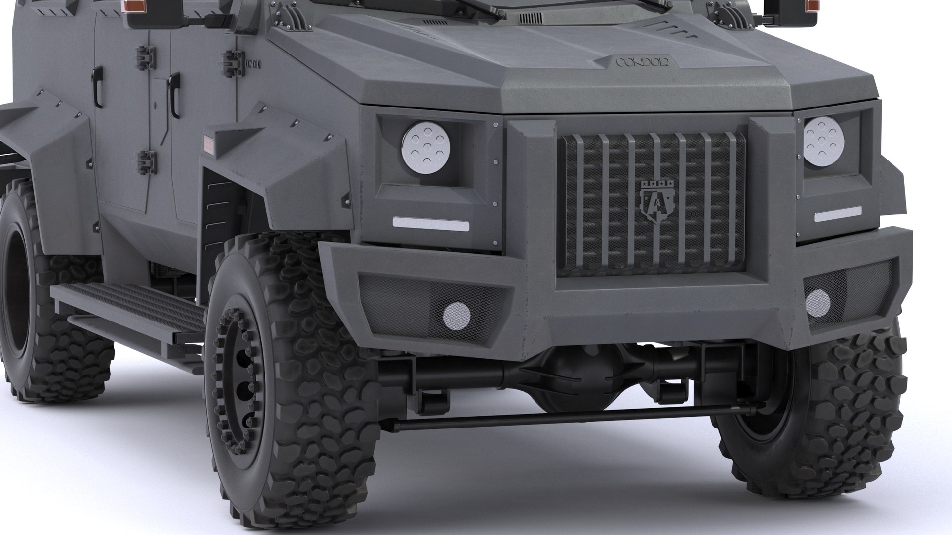 Alpine Condor Armored Luxury Tactical SUV 3D Model - TurboSquid 2417870