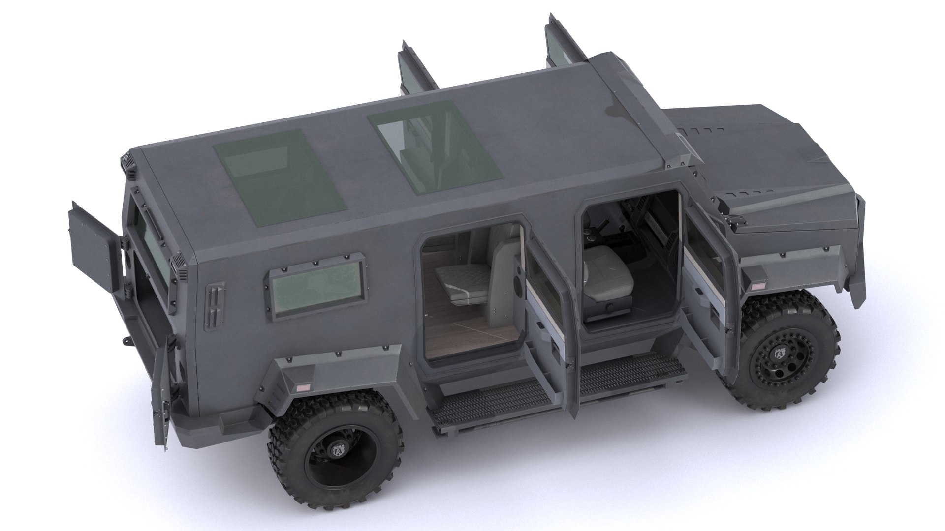 Alpine Condor Armored Luxury Tactical SUV 3D Model - TurboSquid 2417870