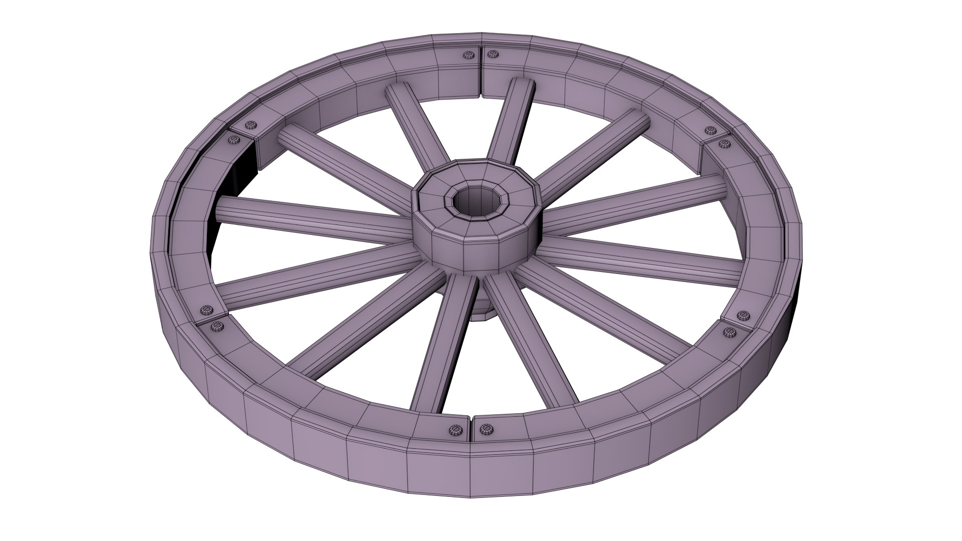 3D Medieval Wheel Model - TurboSquid 2195724