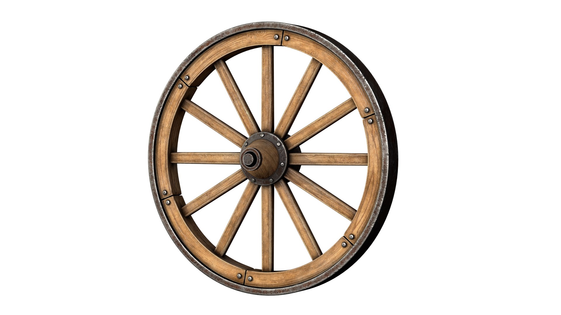 3D Medieval Wheel Model - TurboSquid 2195724