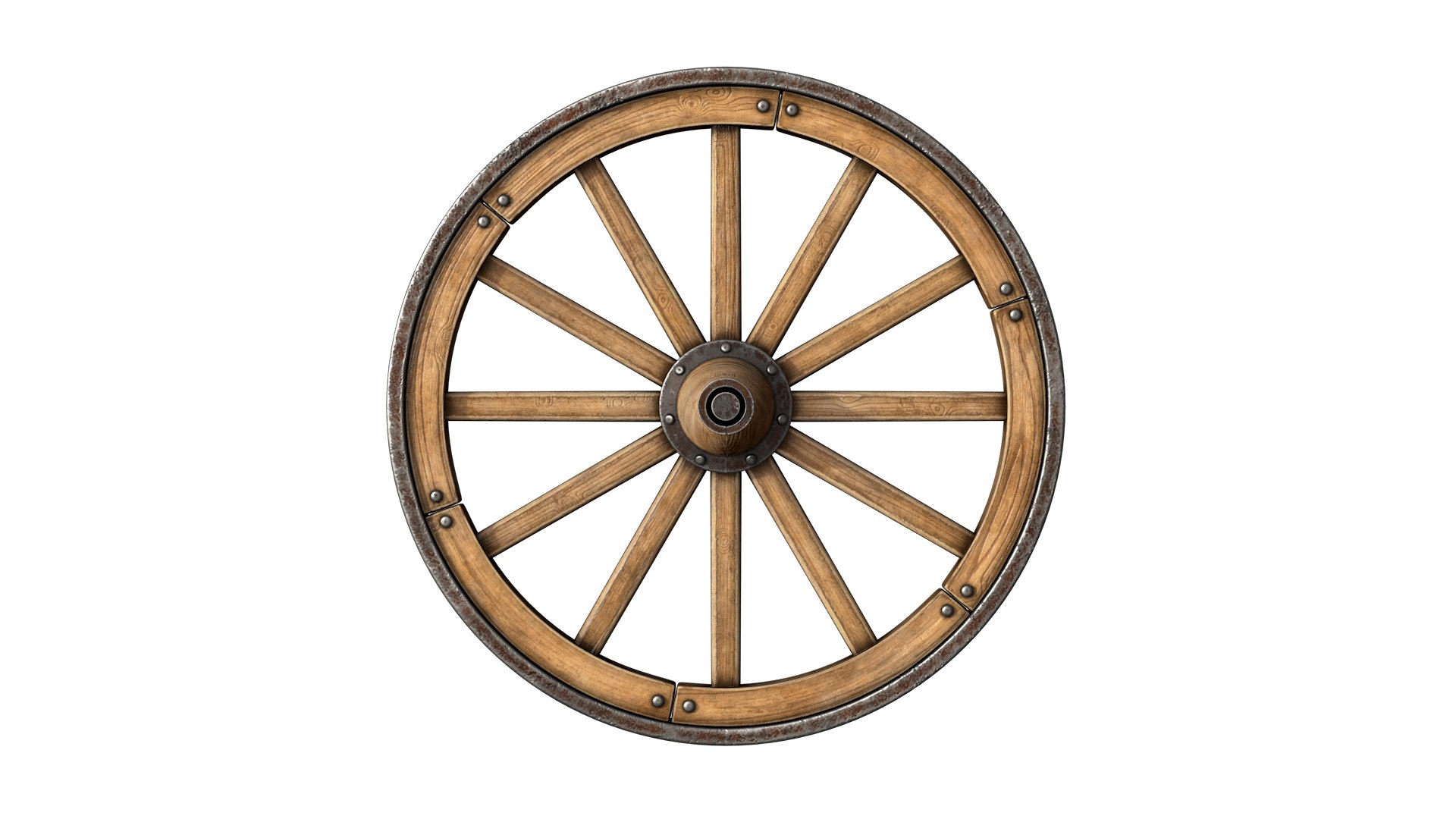 3D Medieval Wheel Model - TurboSquid 2195724