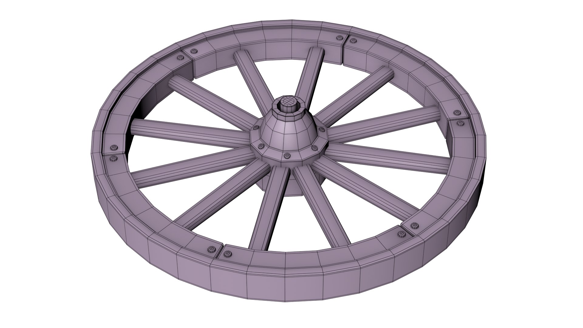 3D Medieval Wheel Model - TurboSquid 2195724