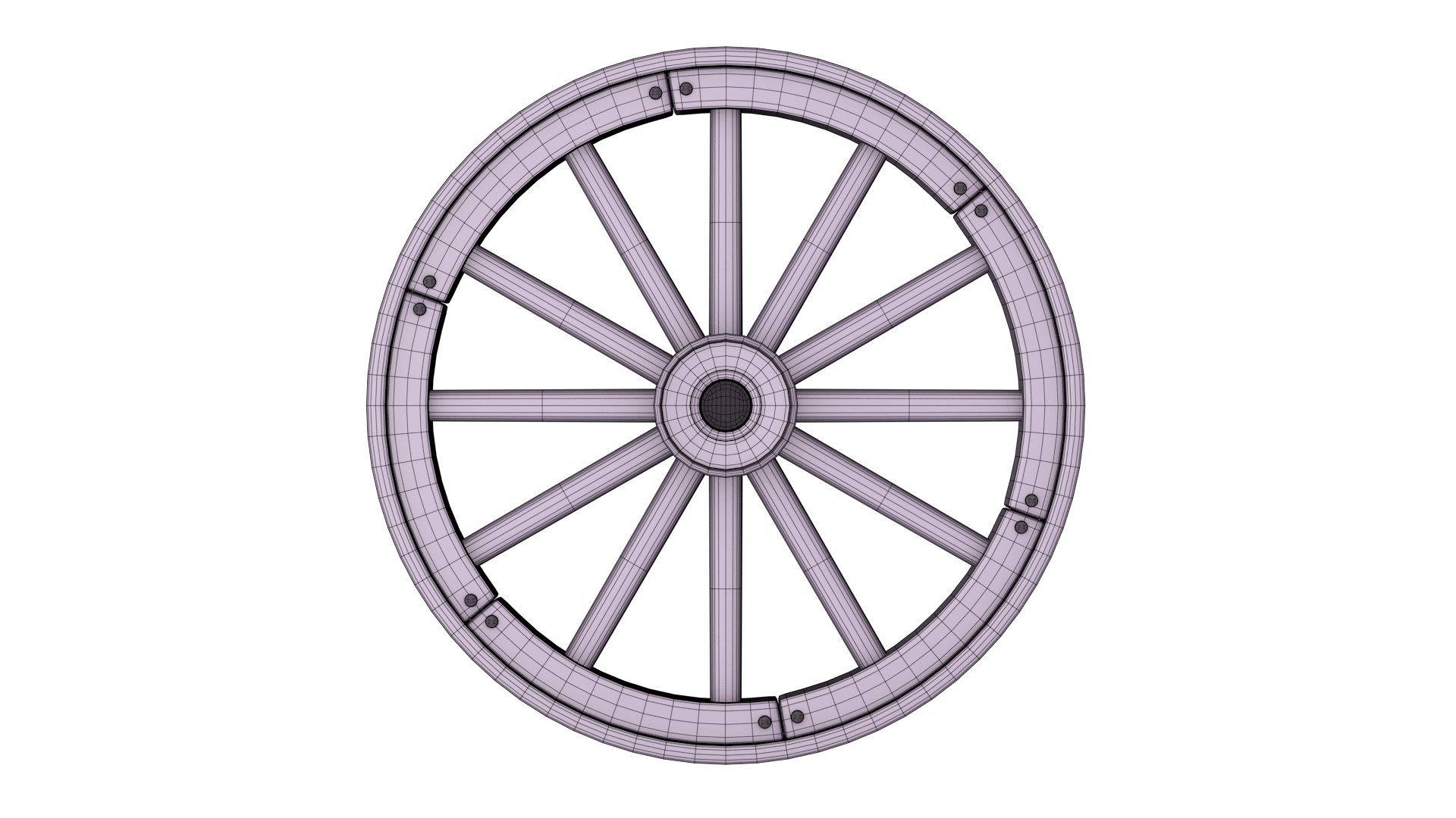 3D Medieval Wheel Model - TurboSquid 2195724