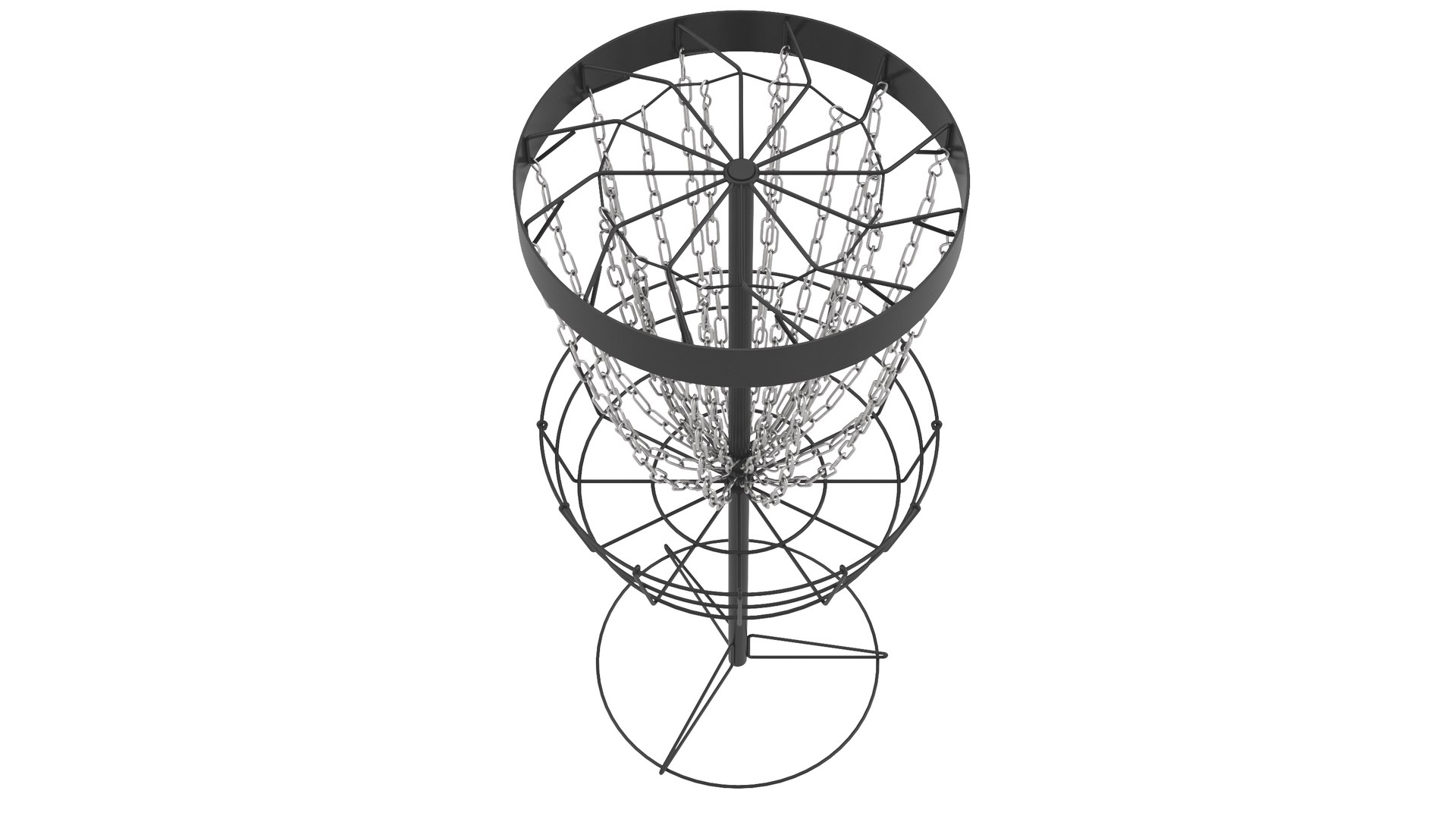 3D Disc Golf Goal Model - TurboSquid 1997340