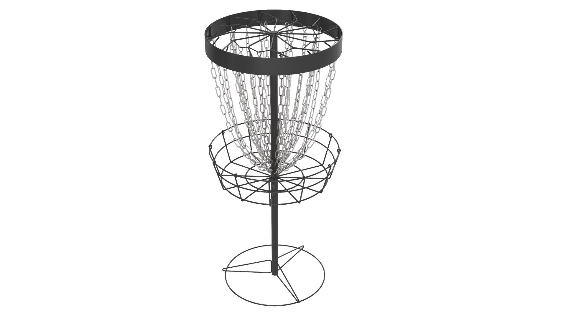 3D Disc Golf Goal Model - TurboSquid 1997340
