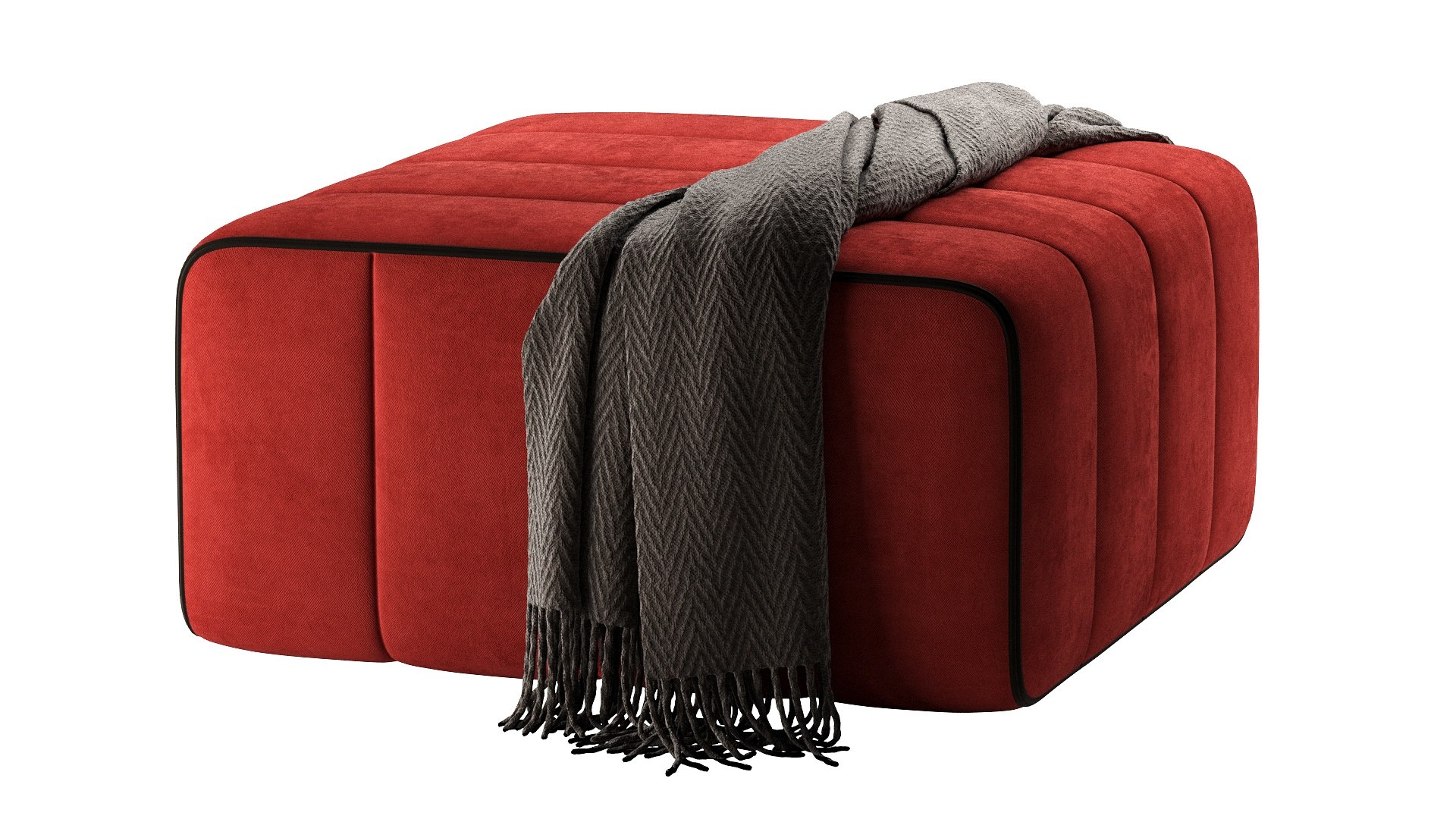 3D Curt Modular Pouf model - TurboSquid 2070480
