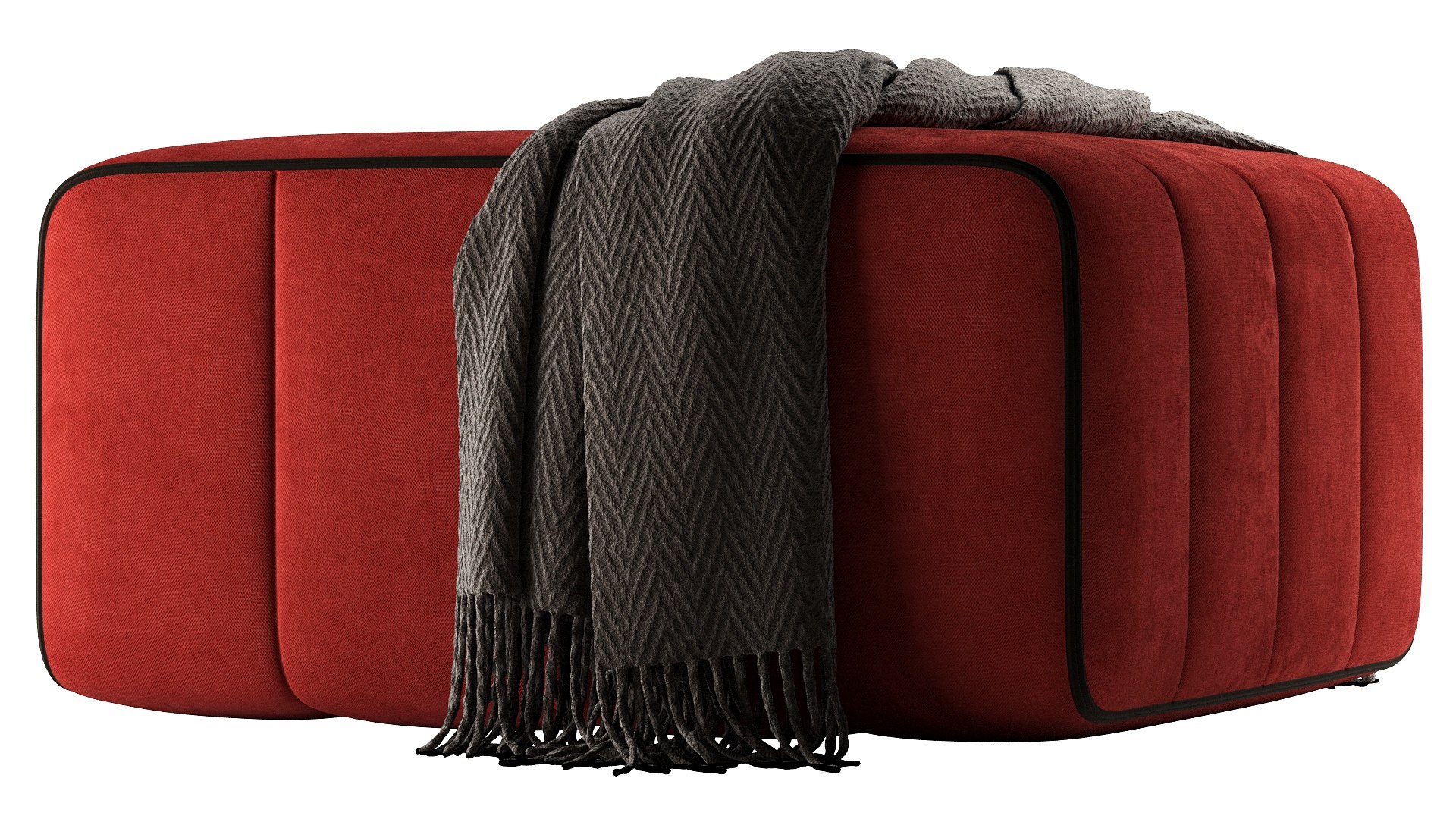 3D Curt Modular Pouf model - TurboSquid 2070480