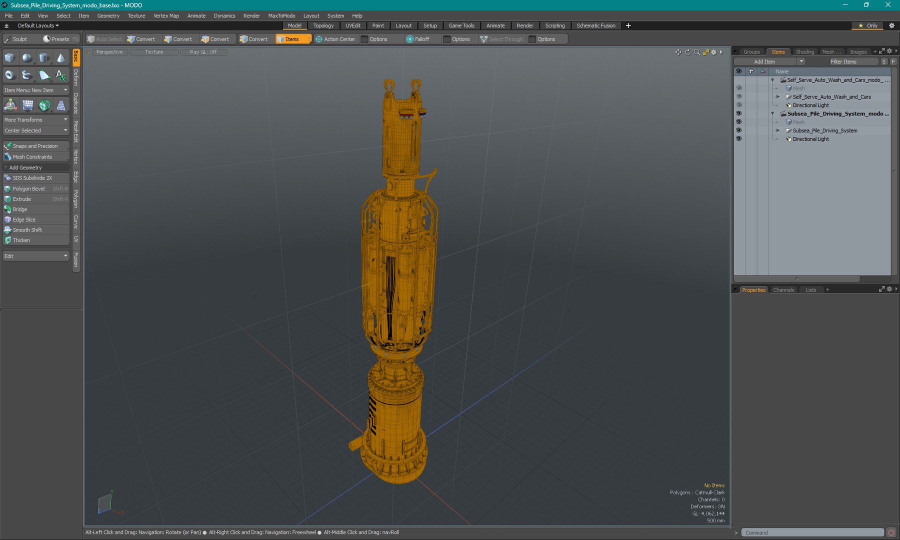 3D Model Subsea Pile Driving System - TurboSquid 2330211