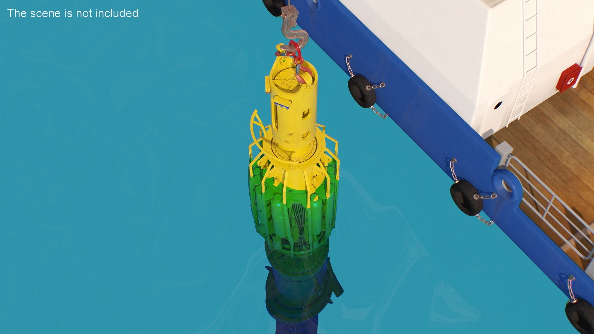 3D Model Subsea Pile Driving System - TurboSquid 2330211