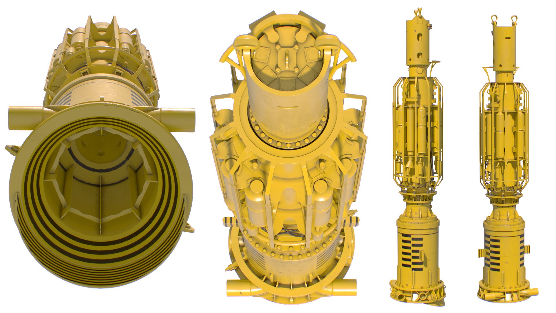 3D Model Subsea Pile Driving System - TurboSquid 2330211